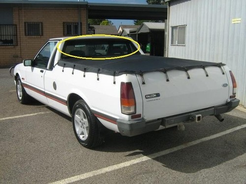 FORD FALCON XD/XE/XF/XG - 1/1979 to 3/1995 - 2DR UTE - REAR WINDSCREEN ...