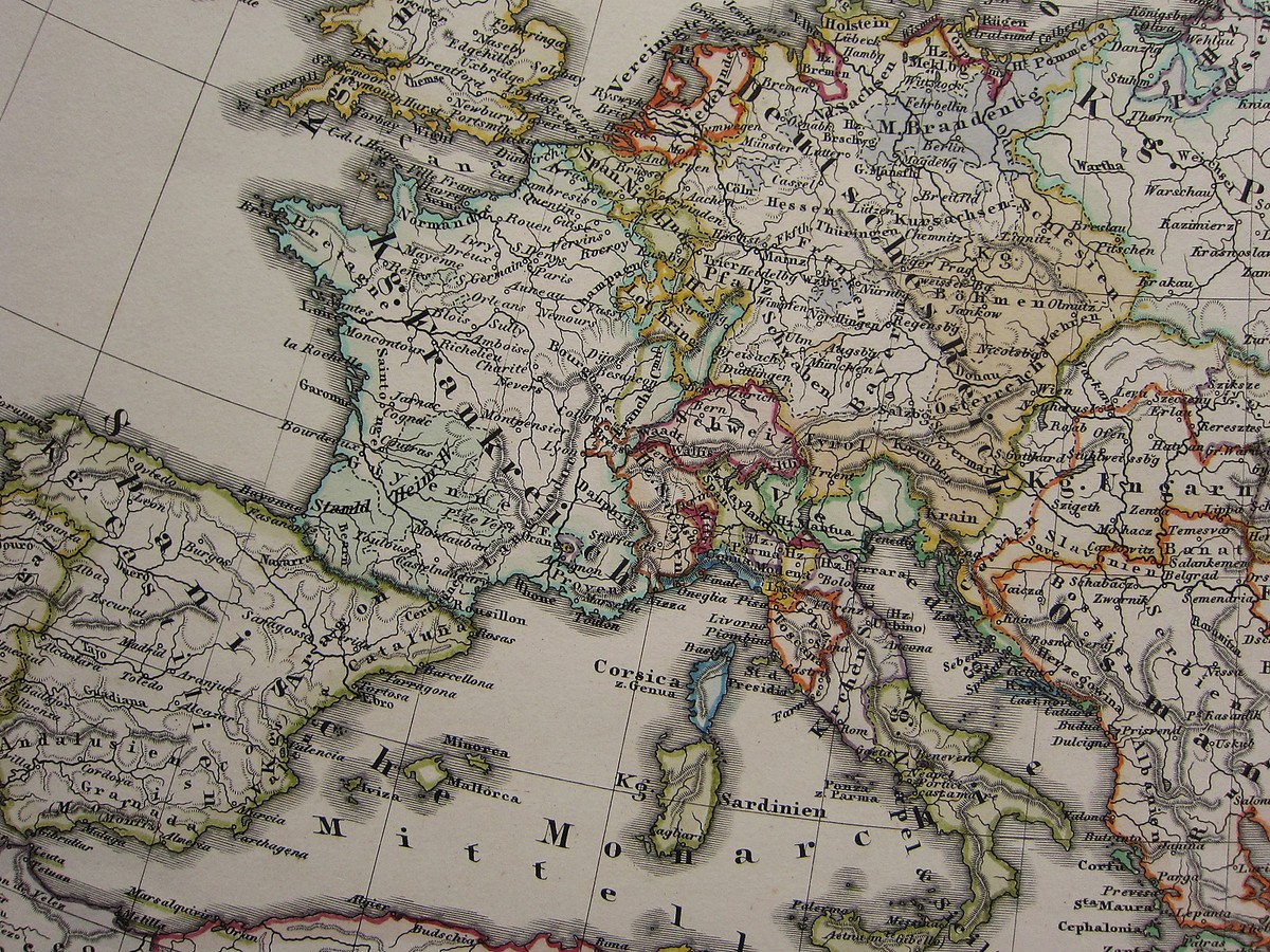 Map Of Europe 1600 To 1700