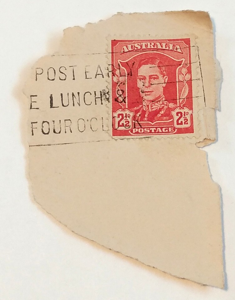 Australia 1942 King George VI Stamp 2 1/2 Cent Stamp Rare Find | eBay