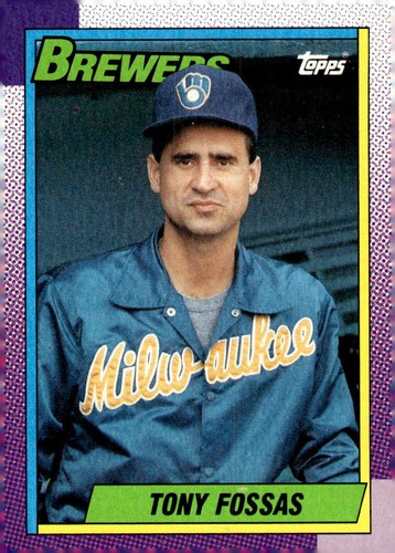 1990 Topps #34 Tony Fossas - Milwaukee Brewers | eBay