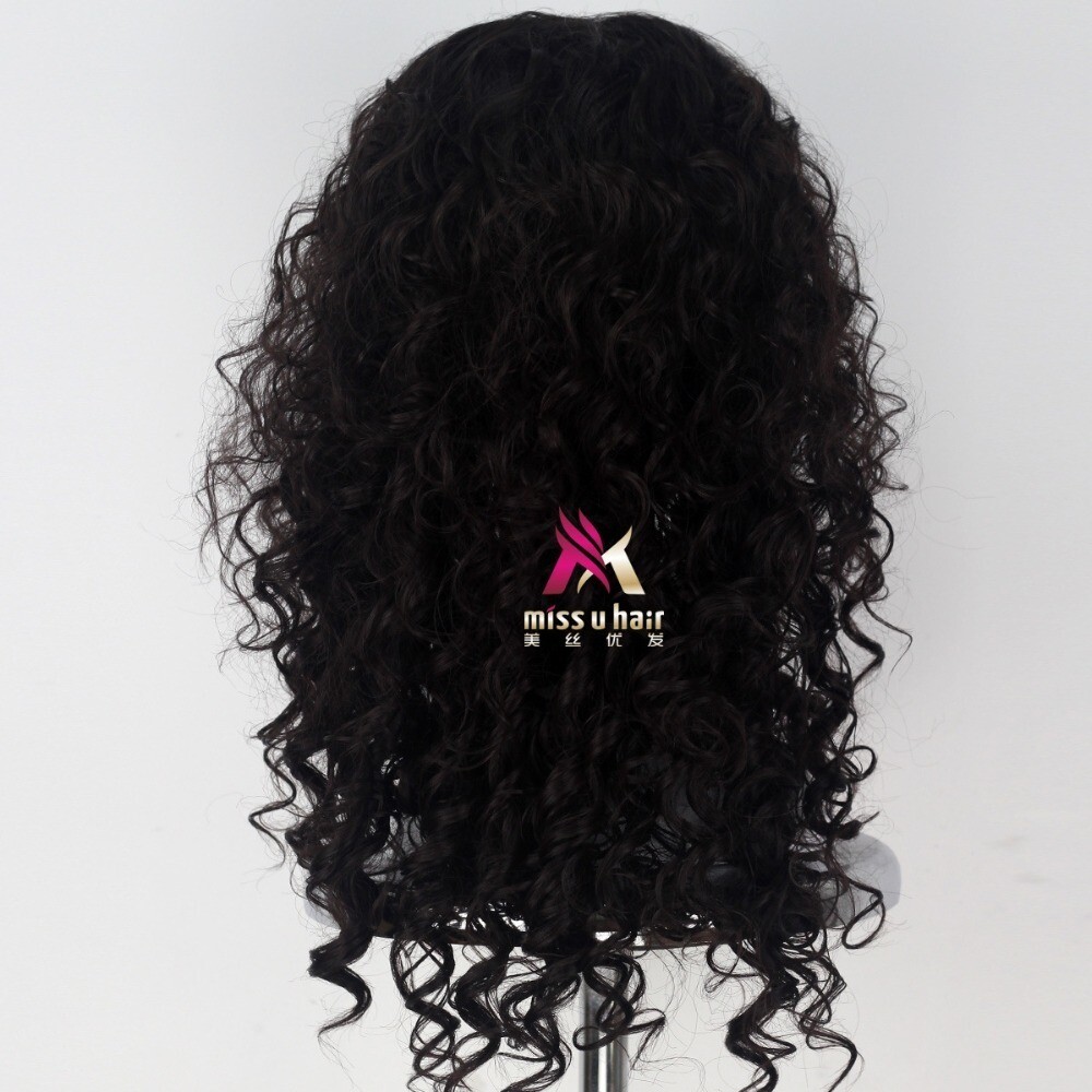 Movie Moana Prince Men Maui Wig Black Fluffy Long Hair Cosplay Curly ...