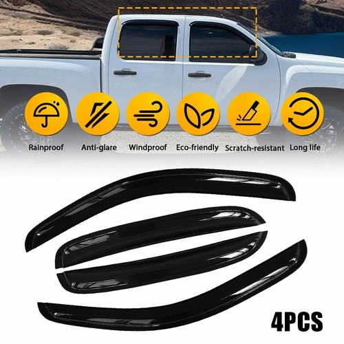 For 99-00 Mazda B2500 99-11 Ranger Ford Window Visor Rain Sun Deflector ...
