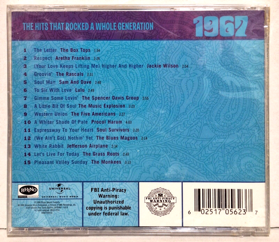 The Classic Sixties (1967) Collection, Hits That Rock... CD, New ...
