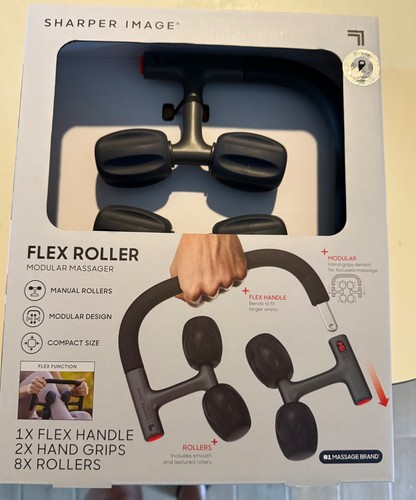 Sharper Image • Flex Roller Modular Massager Full Body UPC 843479176193 ...