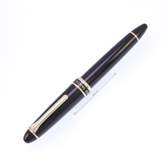 SAILOR Fountain Pen Naginata Gold Trim Resin Nib NM 21K Writing ...