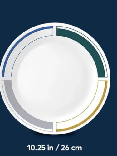 Corelle Vitrelle Color Block 6 Dinner Plates New in Box | eBay
