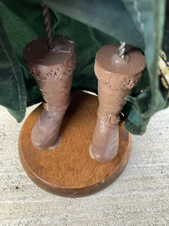 Vintage Christmas Caroler - Woman 12" Figure Red Coat Hand Muffs 80s ...
