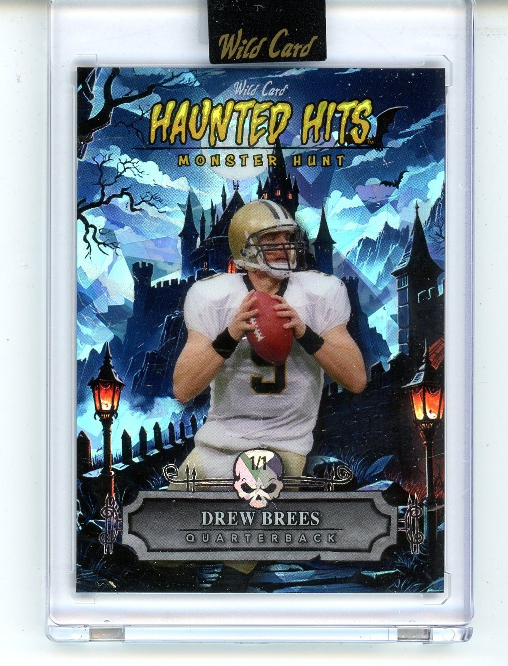 2025 Wild Card Haunted Hits Monster Hunt Drew Brees Parallel 1/1 (DW ...