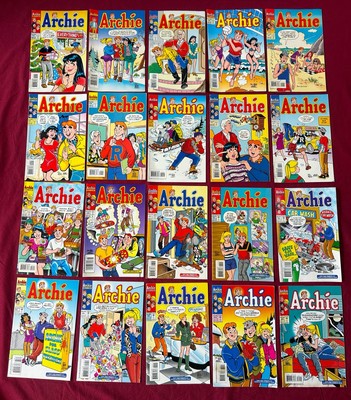 Rare Vintage Archie Comics Archie Comic Book Lot of 20 Collectible ...