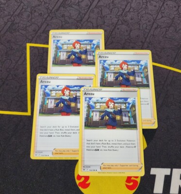 4x Pokemon TCG Arezu Sword & Shield - Lost Origin 153/196 Uncommon NM/M ...