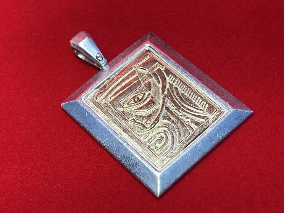 Anthony Quinn "Lady of Crete" Sterling and 18K Yellow Gold Enhancer ...