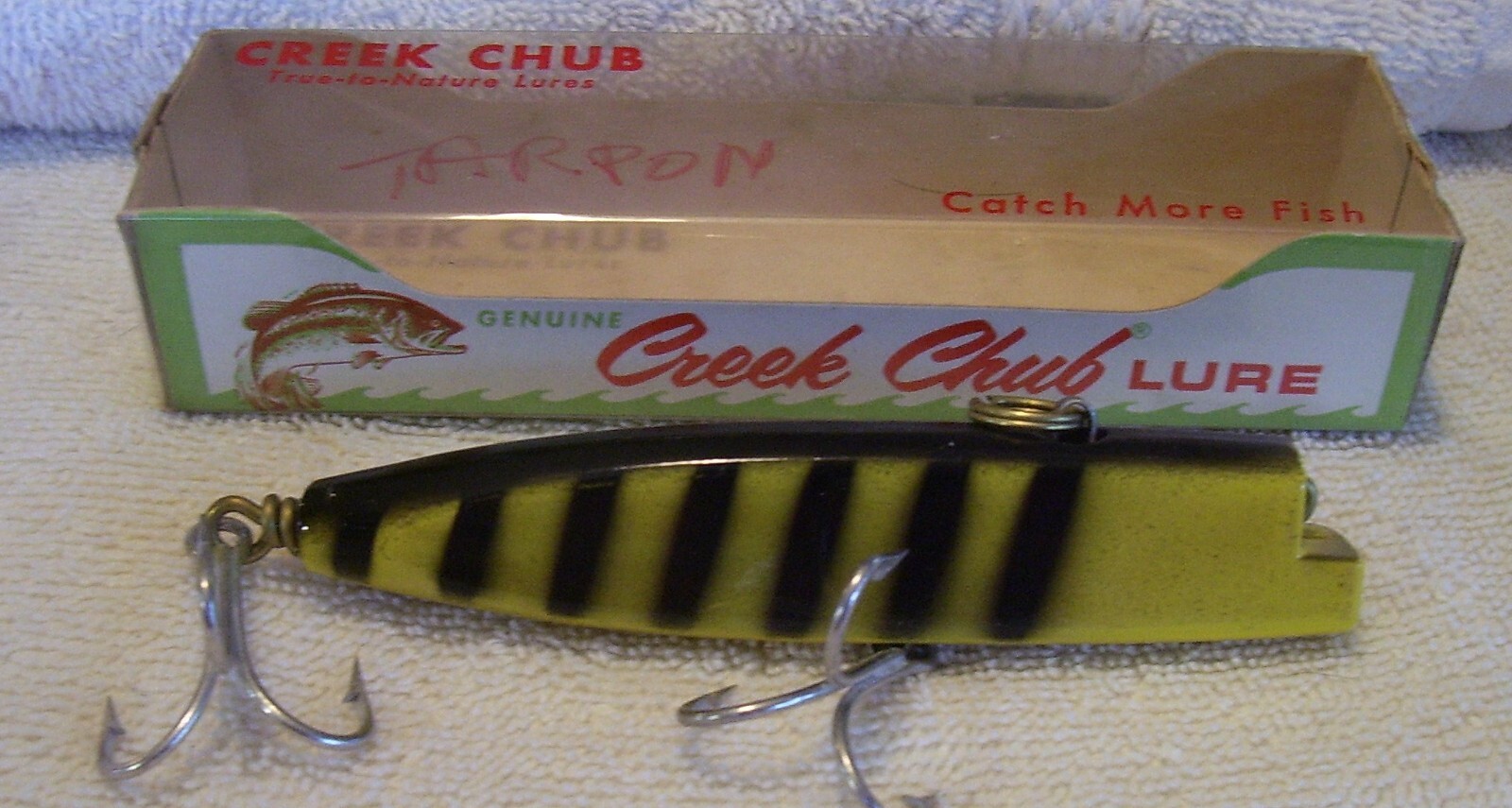 12723 VINTAGE CREEK CHUB WIGGLE DIVER 1800 LURE 4-38" BOX 1839 ZEBRA | eBay
