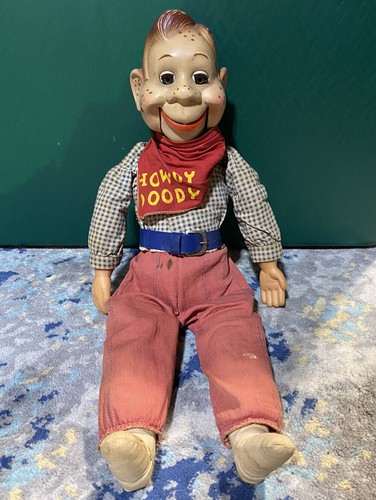 Howdy Doody 1950's Ventriloquist Doll - Sleep Eyes - 19" Tall by Ideal ...