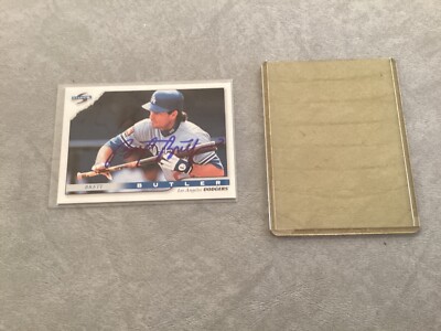 Brett Butler 1996 MLB Score Autographed Baseball Card | eBay