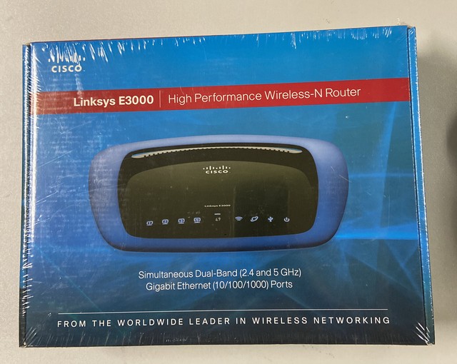 Linksys E3000 4-Port Gigabit Wireless N Router for sale online | eBay
