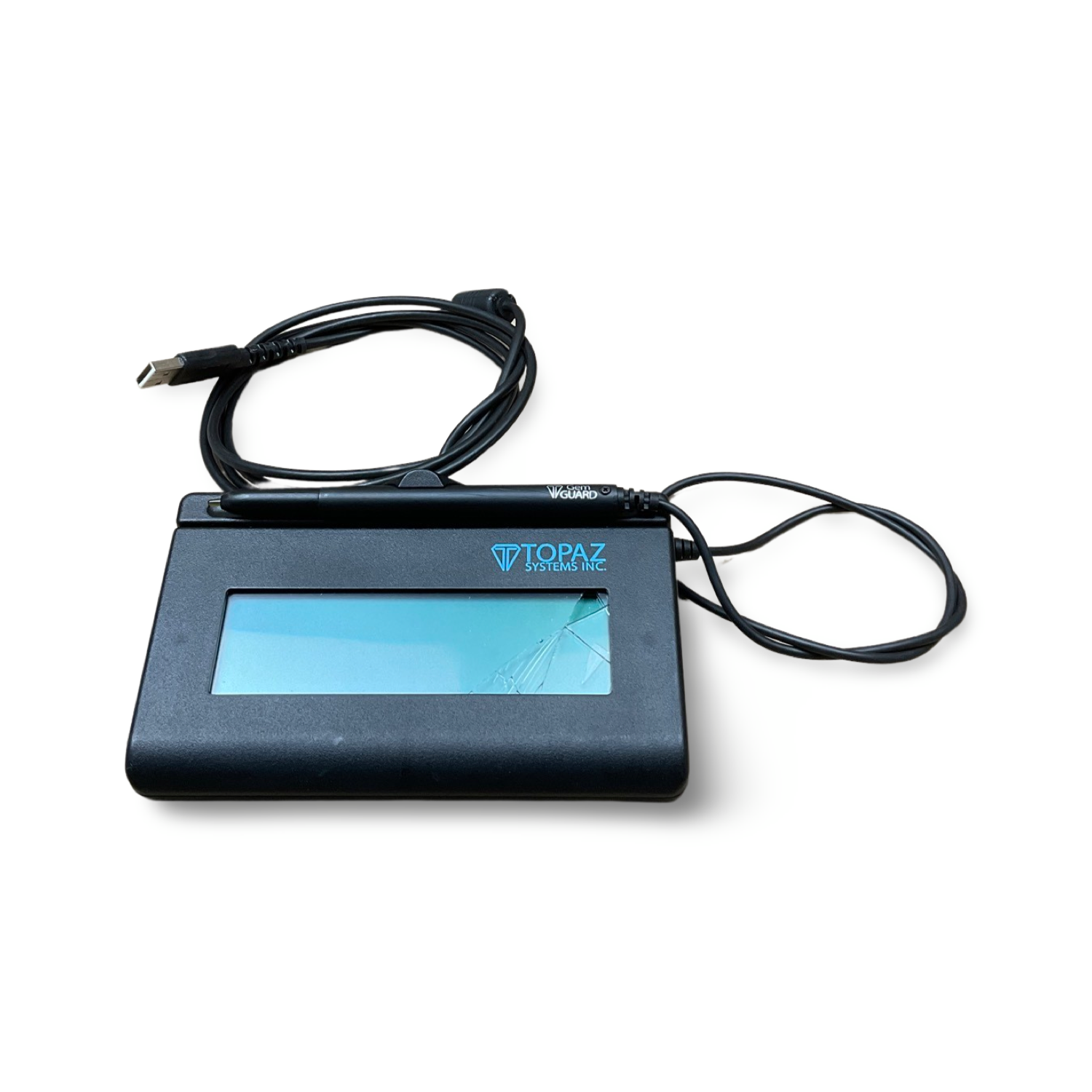 AS IS Topaz T-LBK462-BSB-R SignatureGem Signature Pad 851718004220 | eBay