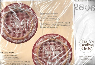 The Creative Circle #2806 "Lacy Angel" 2806 Lace Net Darning Kit - NIP ...