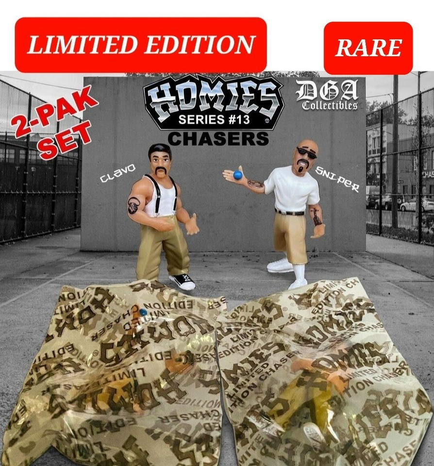 HOMIES SERIES 13 24 PIECE BAGGED FIGURE SET + 2 RARE LIMITED EDITION ...