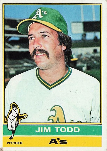 Jim Todd Rookie 1976 TOPPS Baseball Card #221 | eBay