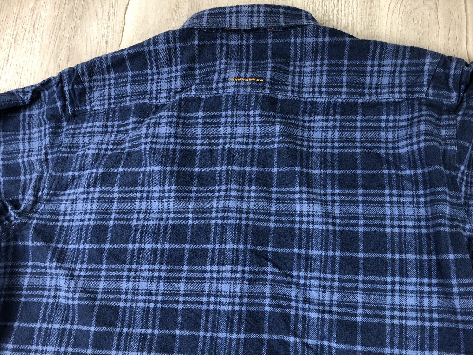 Ariat Rebar Plaid Flannel Shirt Blue Logger Work Men’… - Gem