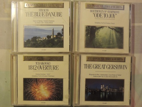 Classical Treasures 5 CD Lot: Strauss, Beethoven 9th, Tchaikovsky 1812 ...