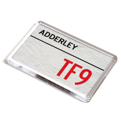 FRIDGE MAGNET - Adderley TF9 - UK Postcode | eBay UK