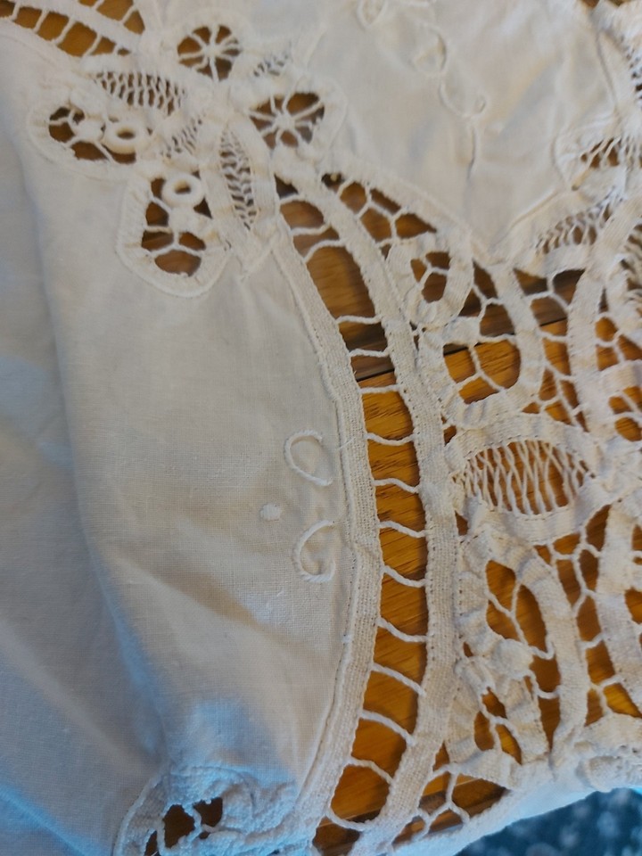 Vintage Handmade Doily Crochet Tablecloth | eBay UK