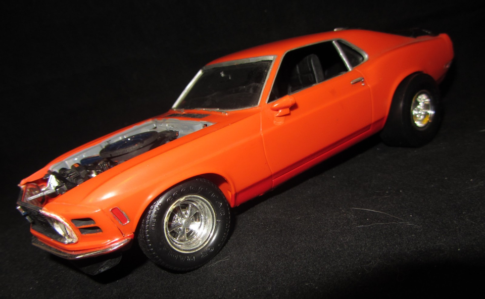1970 FORD BOSS MUSTANG Monogram 1/24 Custom and Built! | eBay