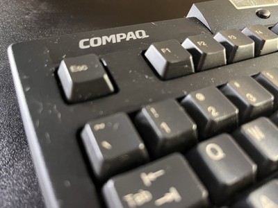 Compaq KB-9963 PS/2 Wired Keyboard – Vintage Black Office Keyboard ...