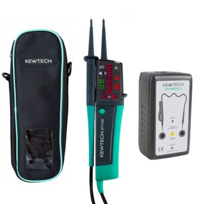 Kewtech KT1780 Voltage & Continuity Tester KIT31, KEWPROVE 3 Proving ...