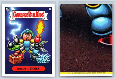 Mega Man Garbage Pail Kids Video Game Spoof Robotic Ross GPK Card | eBay