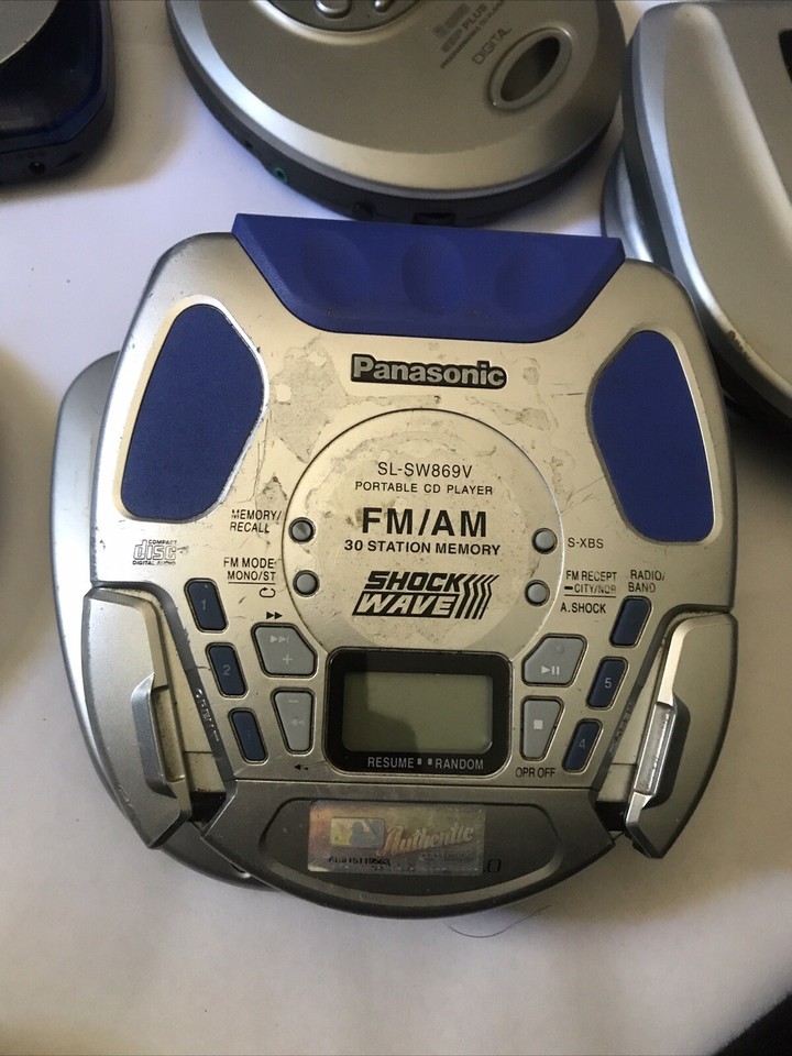 Panasonic ShockWave Portable CD Player FM/AM SL - SW869V | eBay