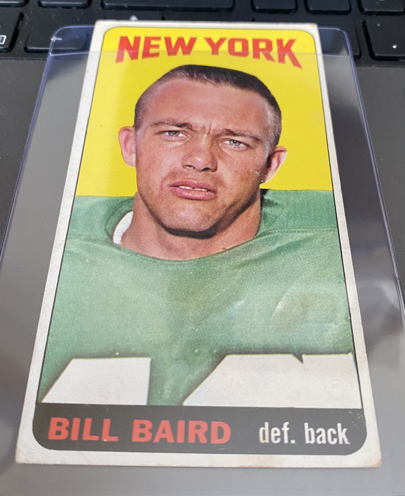 1965 Topps Bill Baird SP #111 “EX+” New York Jets RC Rookie “CENTERED ...