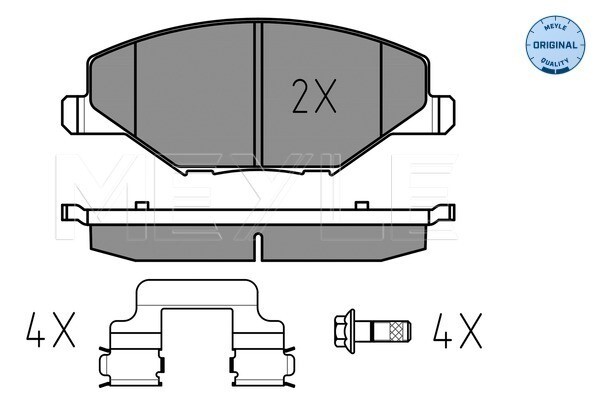 Front Brake Pads Set for SKODA VW FABIA II 2 VENTO 6ru698151a 6ru698151 ...