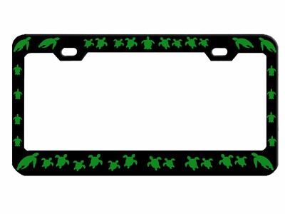 Sea Turtle Design License Plate Frame Ocean Animal Auto Tag Holder | eBay