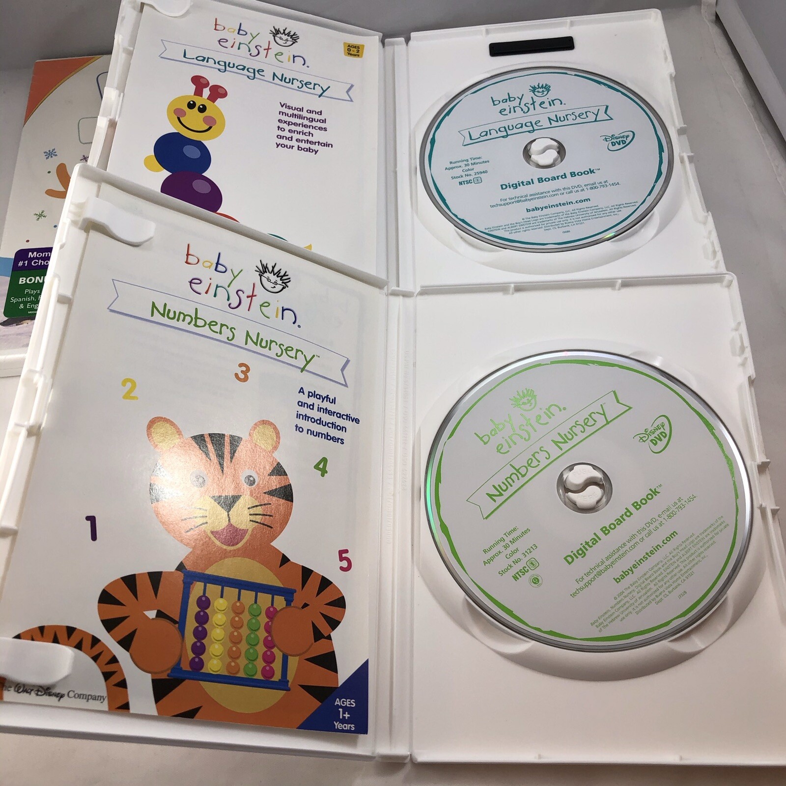 Baby Einstein Language Nursery Dvd Ebay