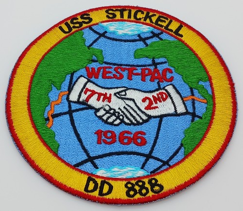 USS Stickell DD-888 West Pac 1966 Patch (Japanese Made) | eBay