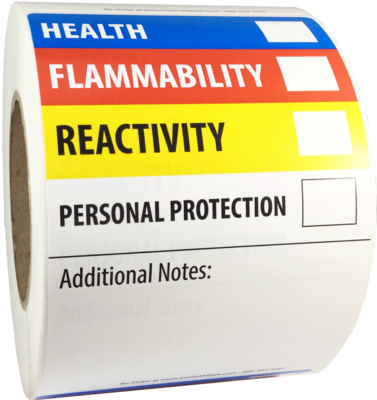 Hazardous Material Identification Labels (HMIL) | 4 x 6" Inch | 500 ...