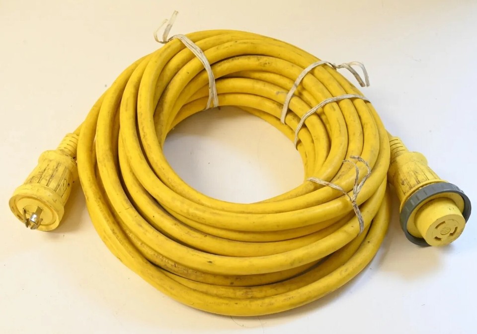Hubbell Shore Power Cord Electric Cable Twist Lock | eBay