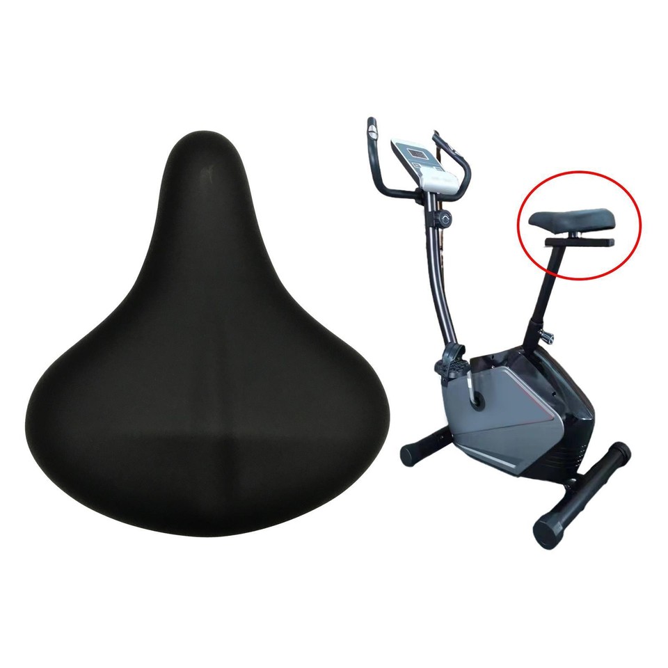 Comfort Bike Seat Replacement Soft Wide for Stationary Bike Exercise ...
