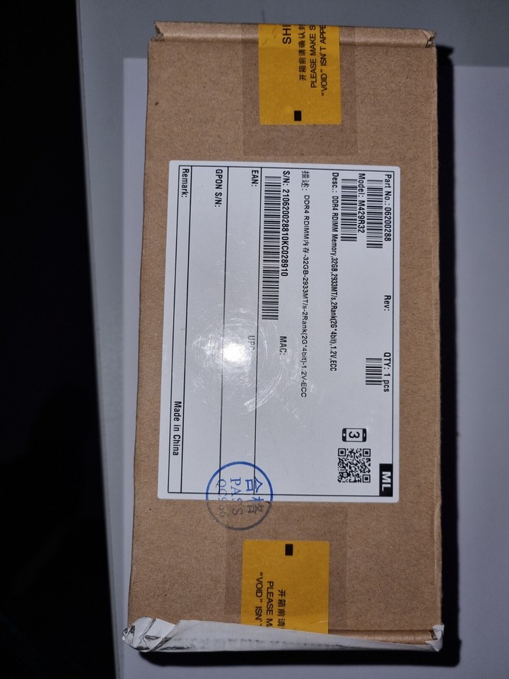 DDR4 RDIMM Memory 32GB HUAWEI ref : 06200288 / M429R32 | eBay