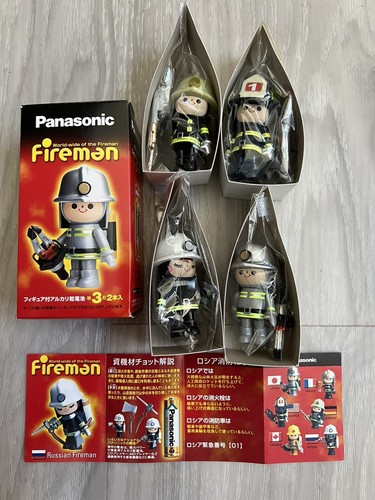 Panasonic Fireman Figure Series America Japan Russia Germany F-Toy 2006 ...