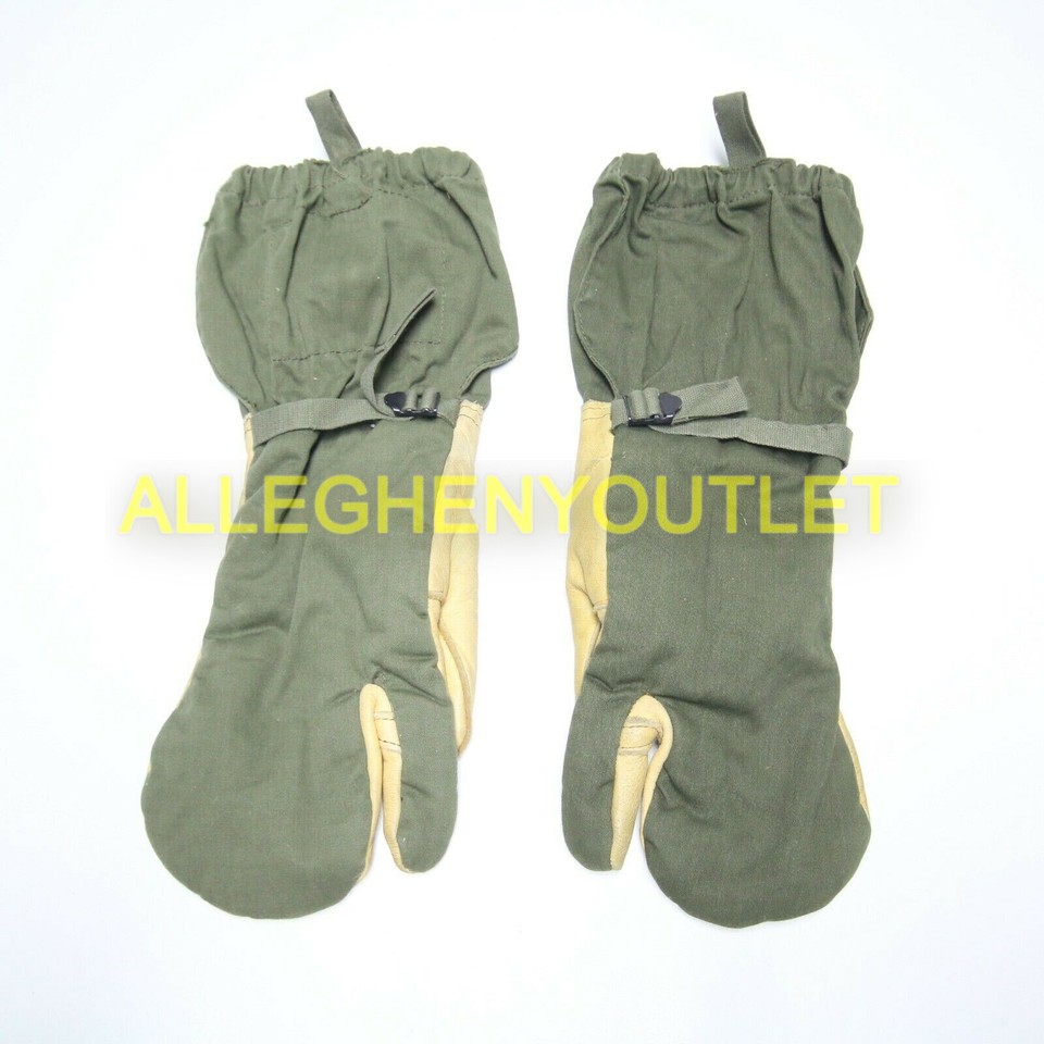 US Military TRIGGER FINGER MITTENS GLOVES w/ INSERT Hunting N/L Medium ...