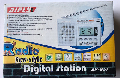 Digital Multiband Receiver With Alarm Clock Radio Hand Held | eBay
