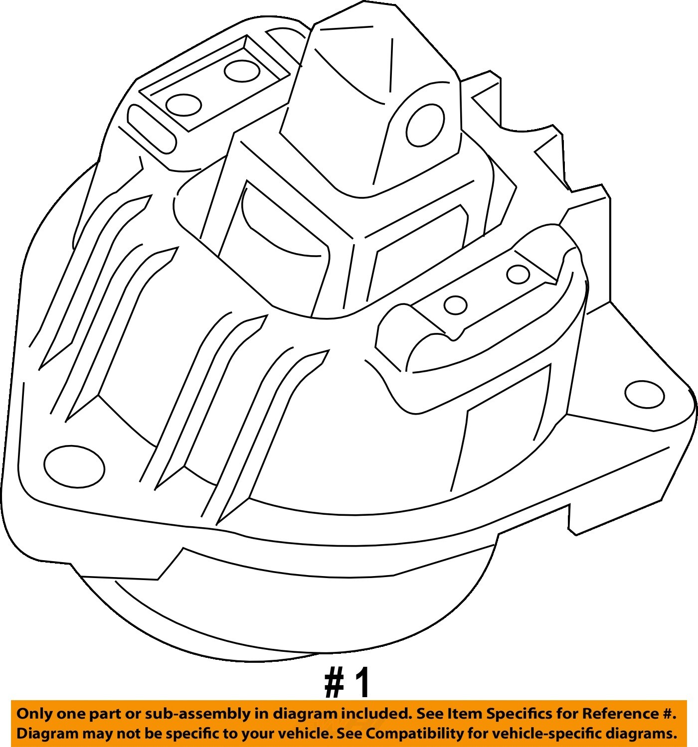 BMW 22116794472 Genuine OEM Factory Original Engine Support for sale ...