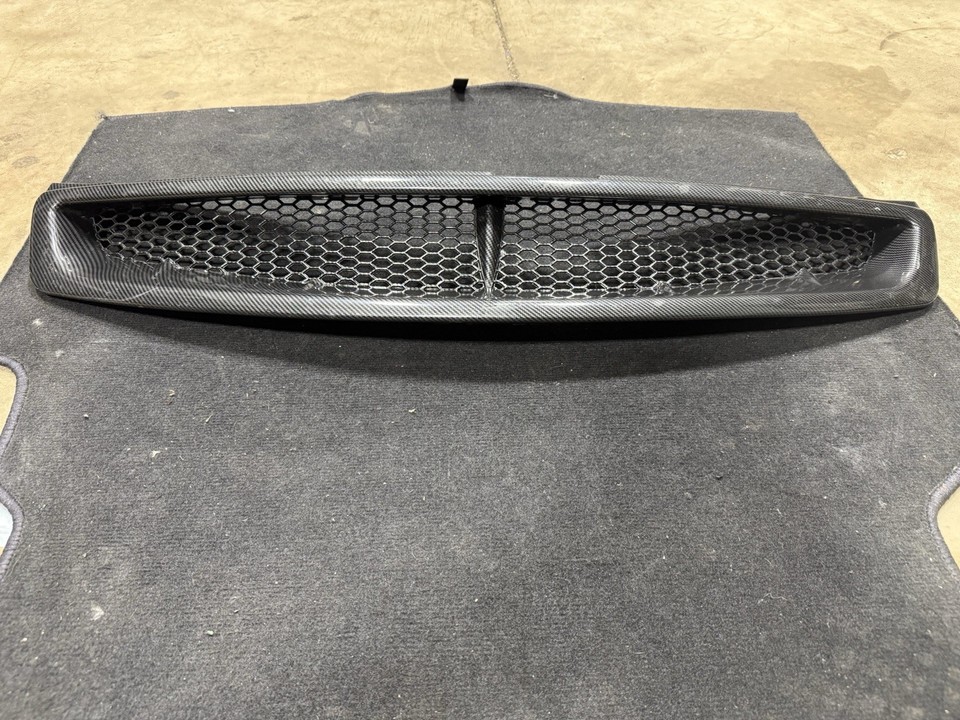 Carbon Fiber Look Front Bumper Grille For Infiniti G35 2003-2007 Coupe ...