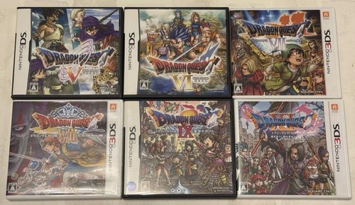 Dragon Quest V VI VII VIII IX XI Nintendo DS 3DS Game Lot Square Enix Japan | eBay