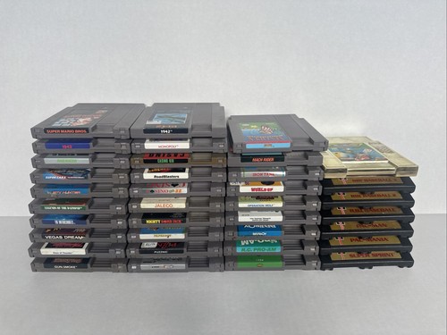 Lot of 36 Vintage Nintendo NES Games Bundle Genuine (Used) No ...