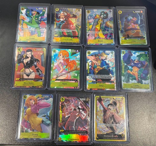 One Piece TCG EGGHEAD ST29 Starter Deck ALT ART Lot of 11 (Nami, Nico ...