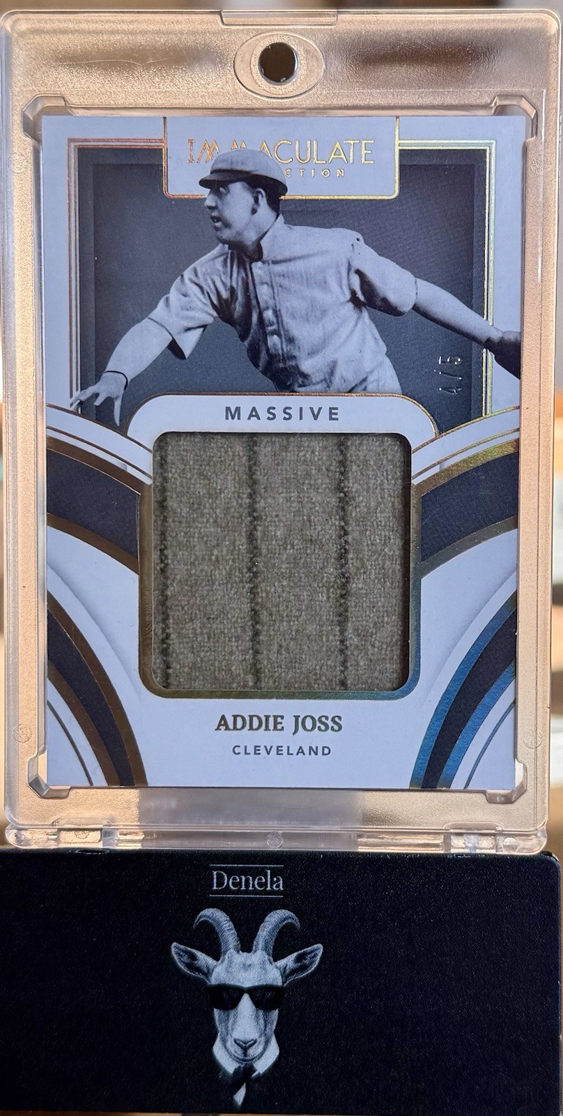 2022 Addie Joss Immaculate Collection Baseball Massive Patch #4/5 ...